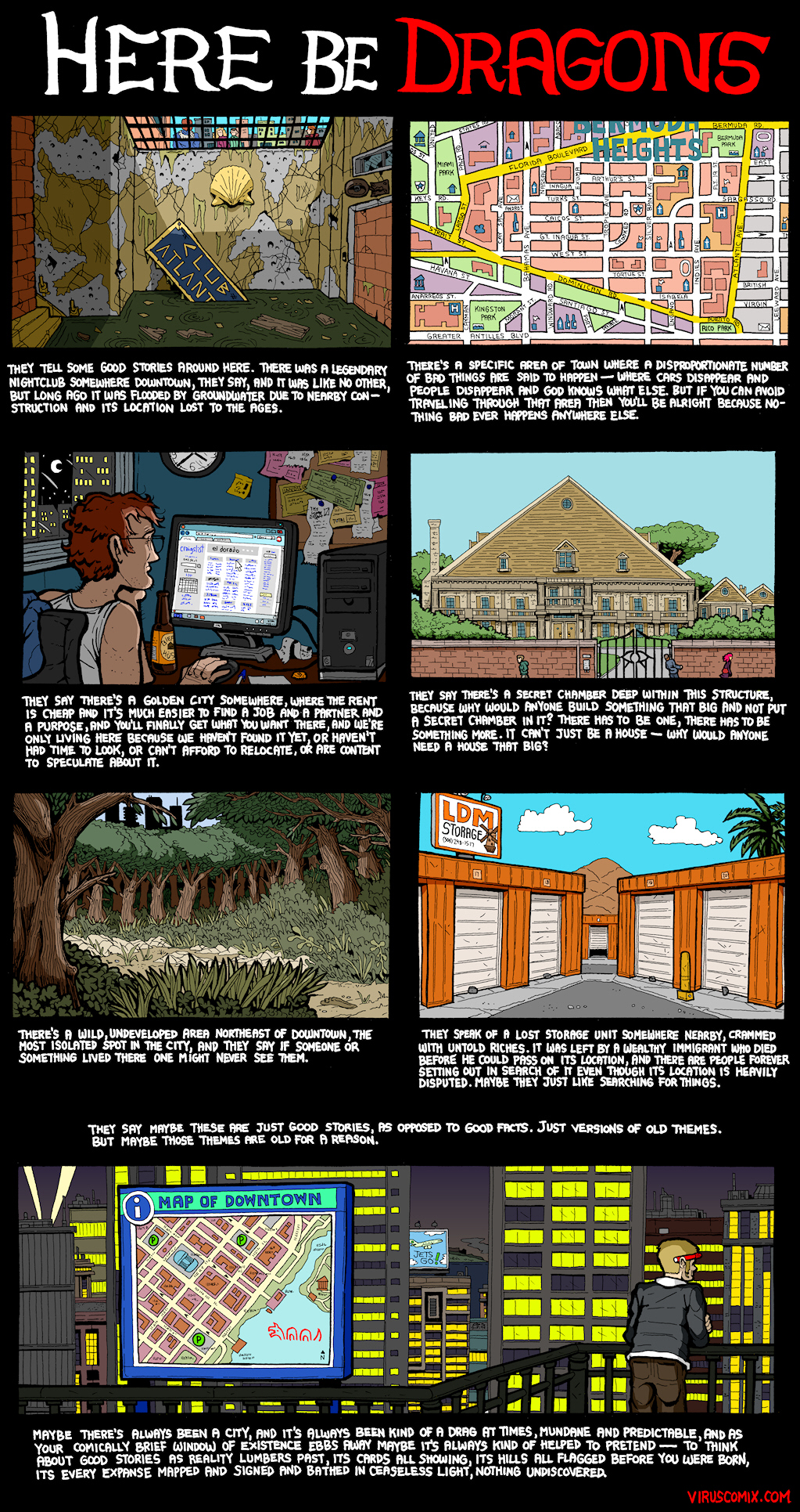 Urban (Legends) Comic: Here Be Dragons - Yurbanism